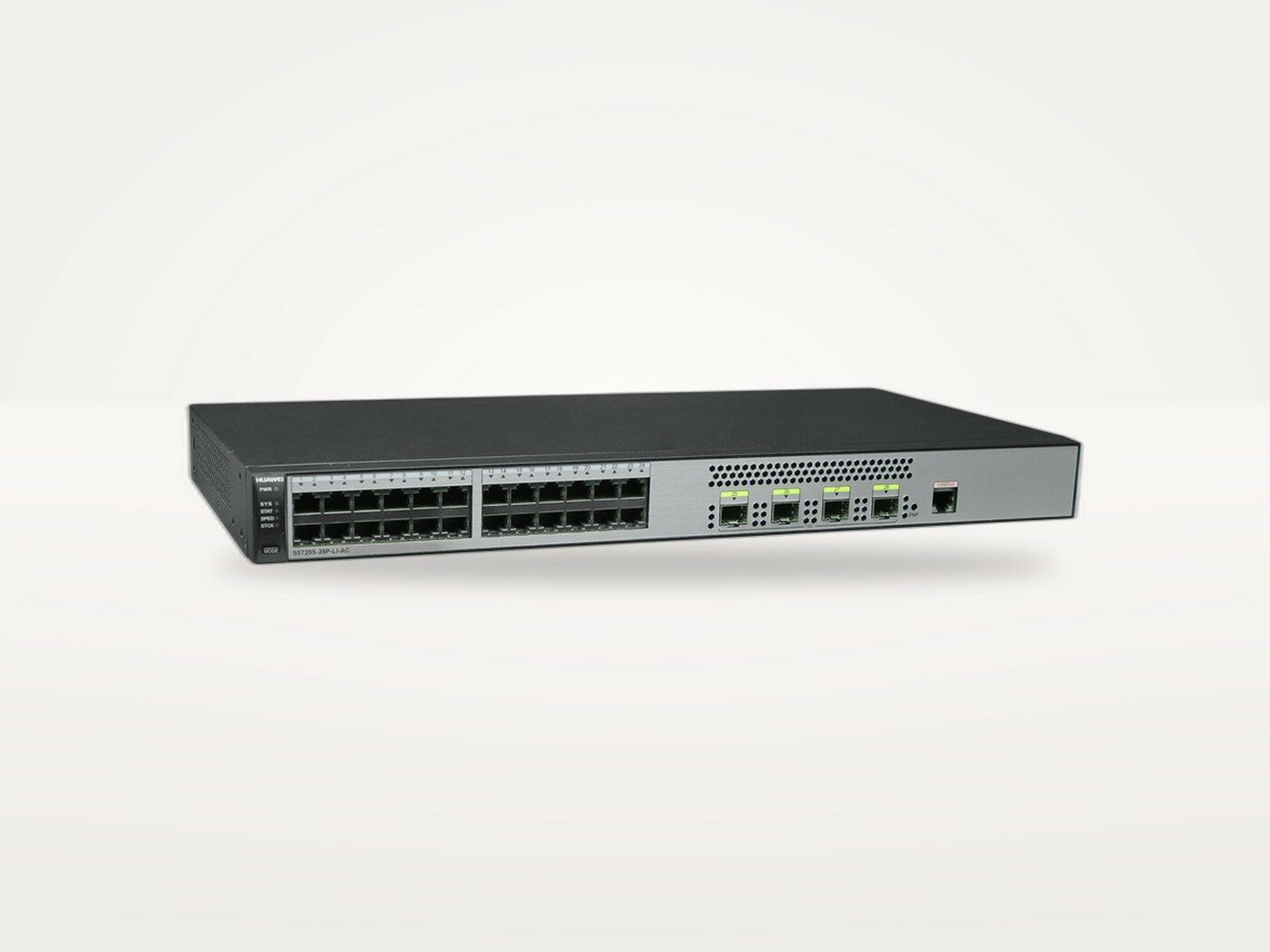 Коммутатор HUAWEI S5720S-28P-LI-AC 24xGE, 4 x Gig SFP, AC power supply
