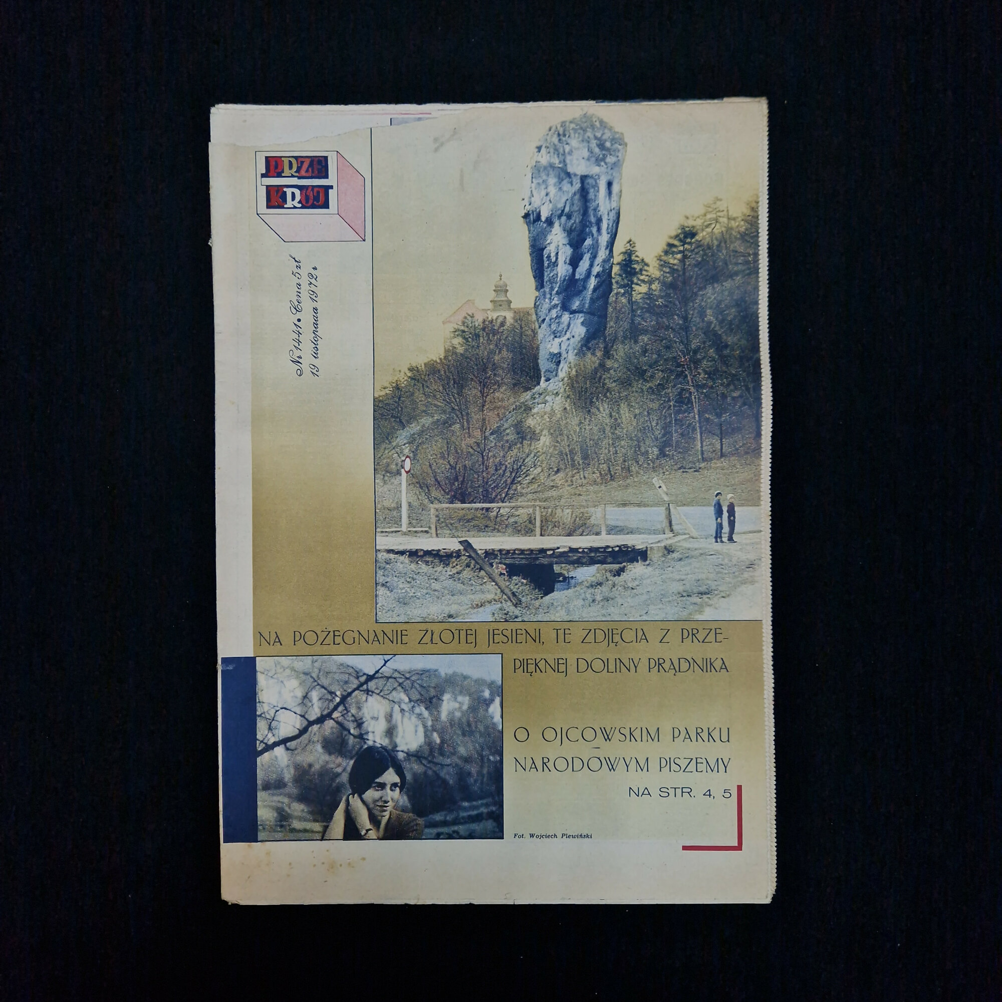 Журнал винтажный, СССР. Польское иллюстрированное издание Przekroj, ноябрь 1972 года