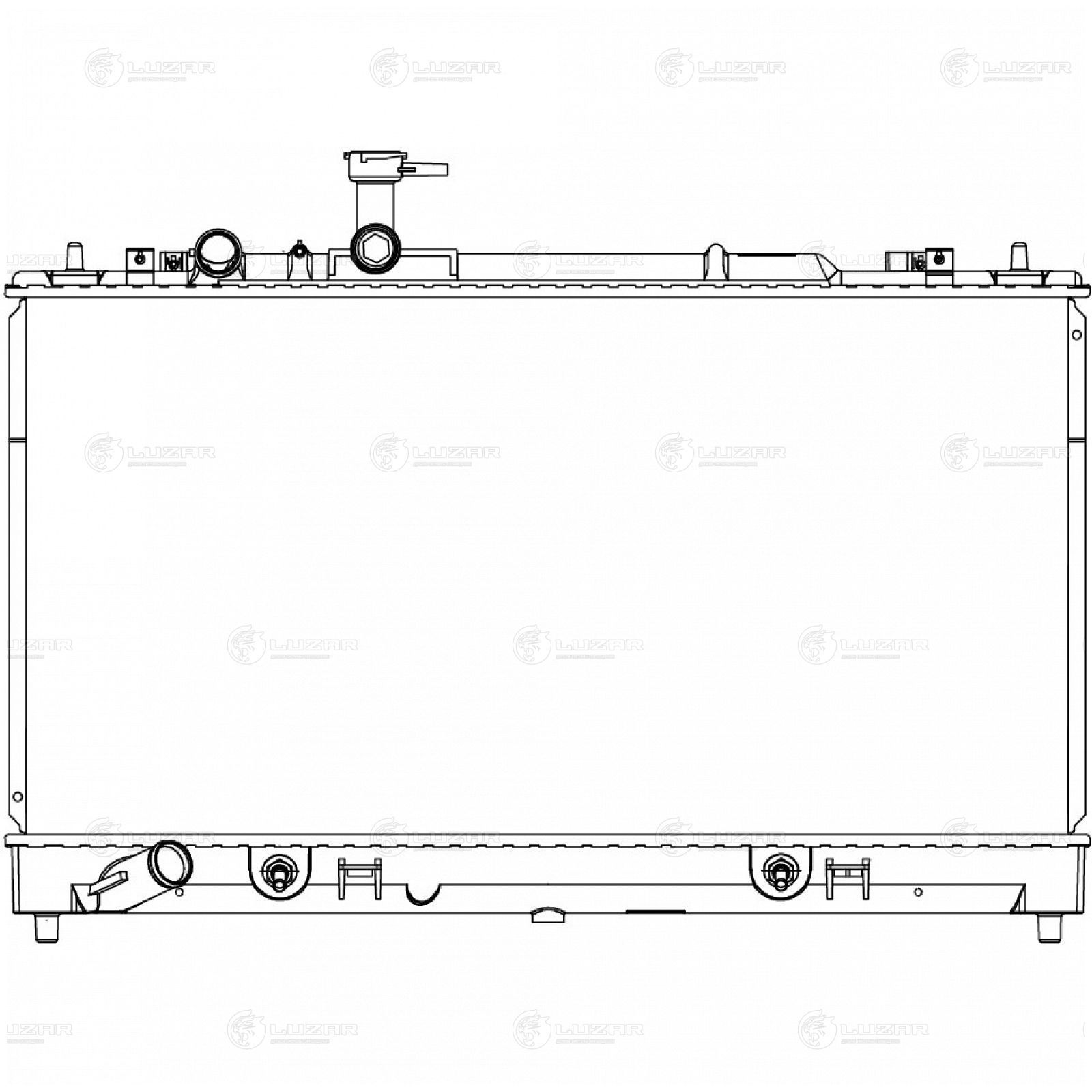 Радиатор охлаждения, для Мазда 6 oem L32115200C, L32215200E арт LRC2526