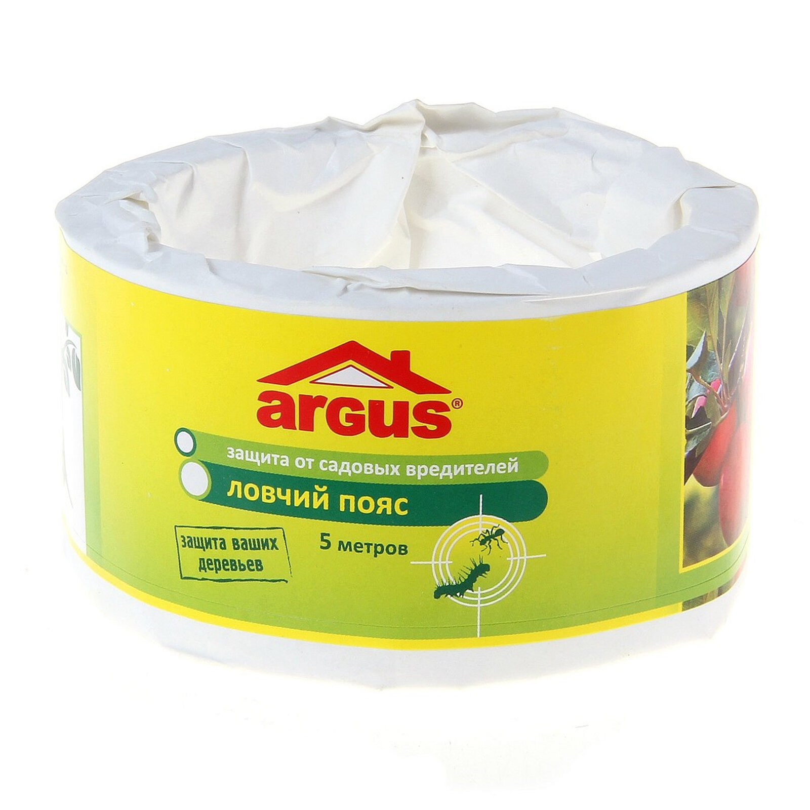 Средство от насекомых ARGUS GARDEN Ловчий пояс для деревьев 5см*5м