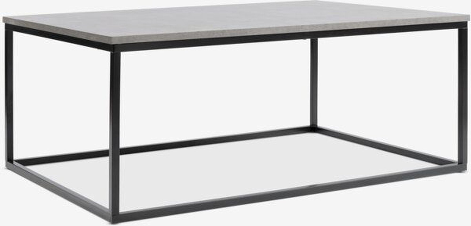 Журнальный столик Jysk "DOKKEDAL", МДФ, шпон, сталь, прямоугольный, 75х115х45 см