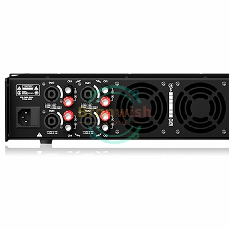 Усилитель мощности 2000 Вт 4, ультратонкий, 4,5 см, четырехканальный, класса D, подходит для живых выступлений