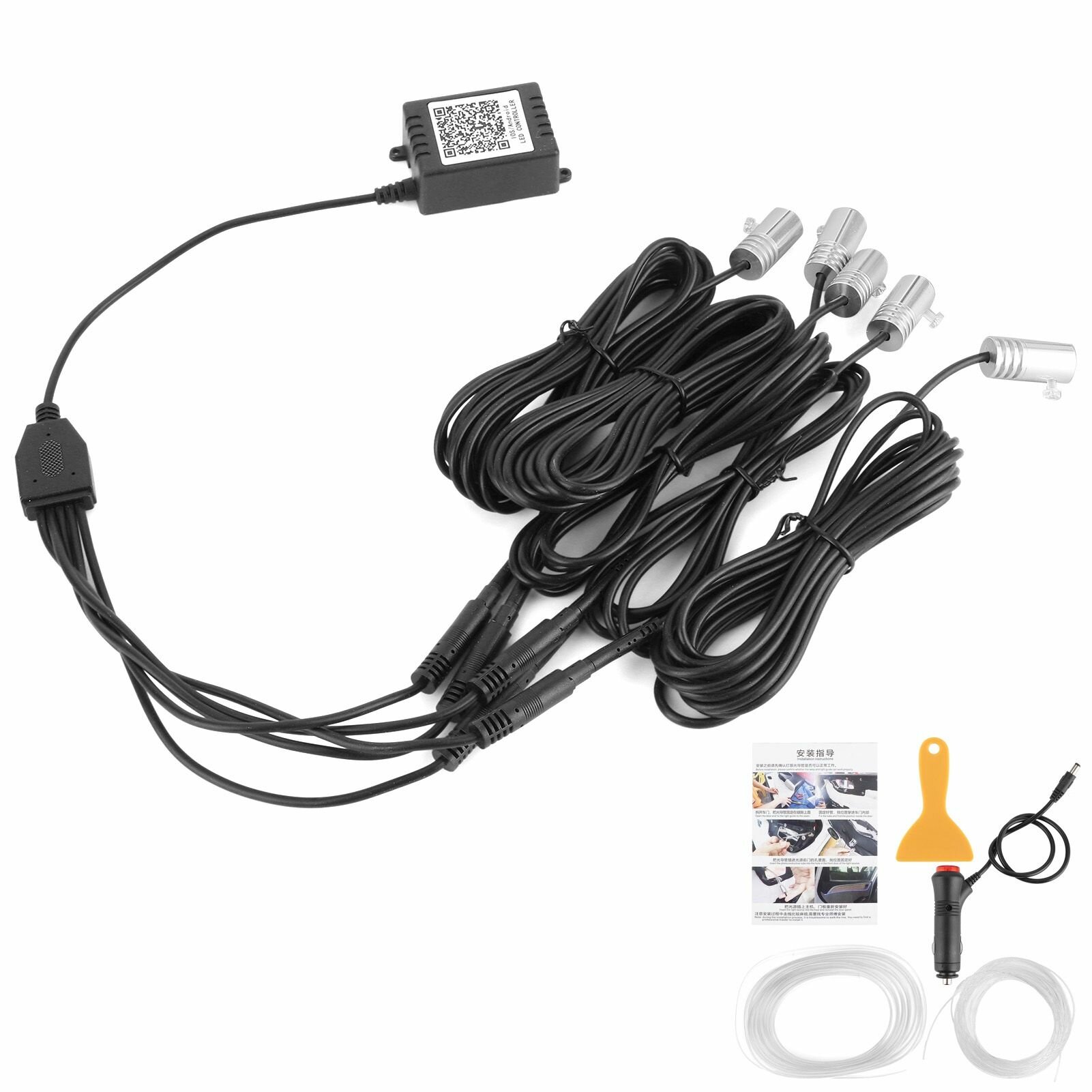 LED-подсветка салона с 5 лампами и питанием от прикуривателя