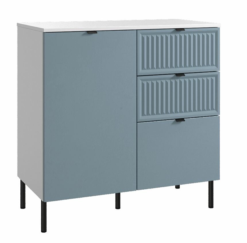 Комод , комод белый/синий, Спраут