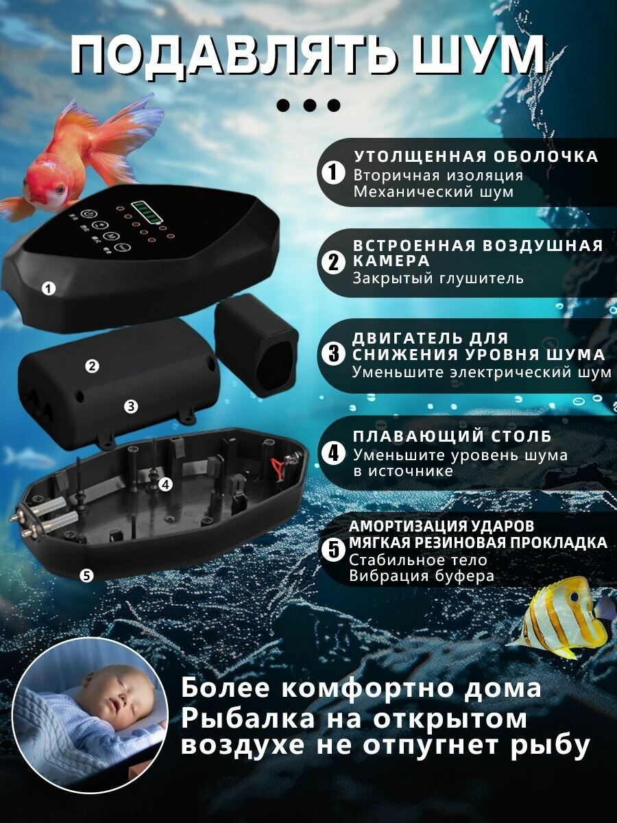 Компрессор для аквариума — фото 1