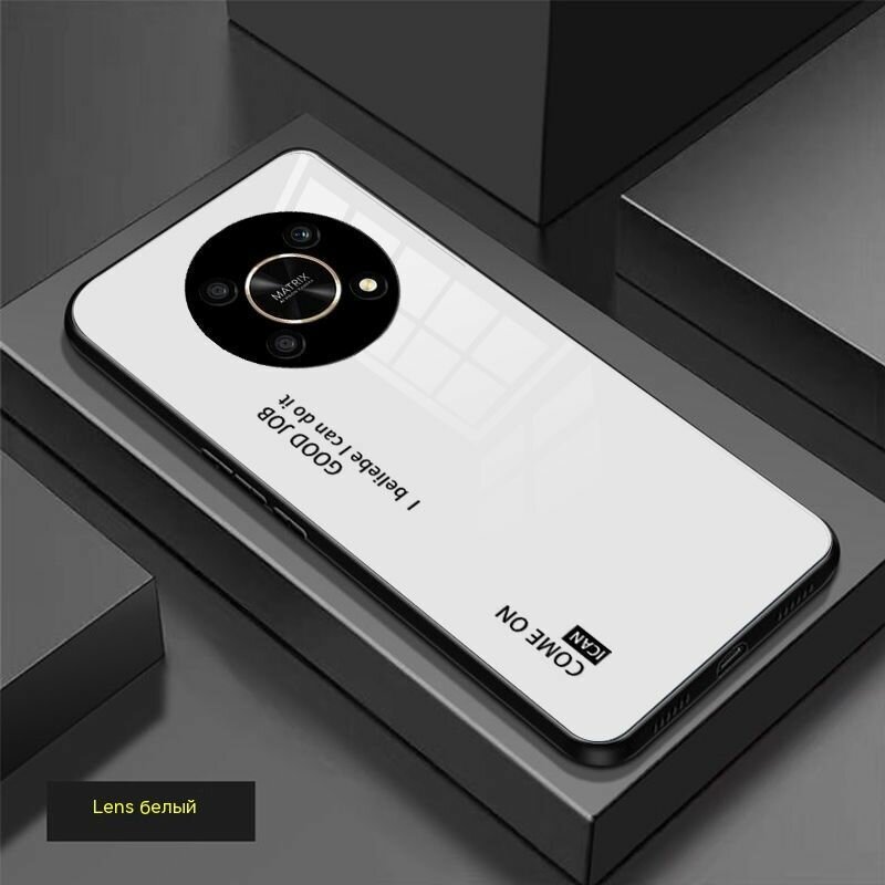 Подходит для Honor X30 / Magic4 Lite 5G, Хонор Икс 30 / Мэджик 4 Лайт 5G, защитный чехол, чехол для мобильного телефона из стеклянного материала + подарок (защитное стекло/пленка)