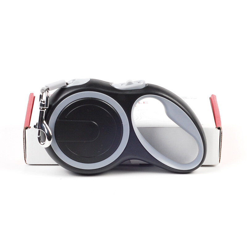 Подходит для выгула собак небольших и средних размеров, автоматический поводок, выдвижная двухцветная собачья цепь