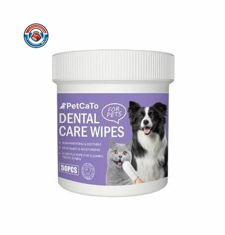 Влажные салфетки для чистки зубов собак и кошек, удаление налета и свежее дыхание, уход за полостью рта питомца, подходят для всех пород