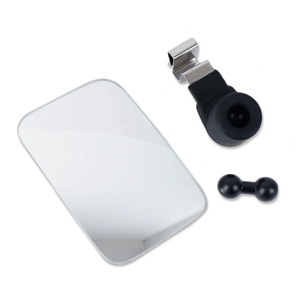 Дополнительное зеркало заднего вида для салона автомобиля, регулируемое зеркало для слепых зон, крепление на дверь, 360 градусов, широкоугольные зеркала, 1pc A set