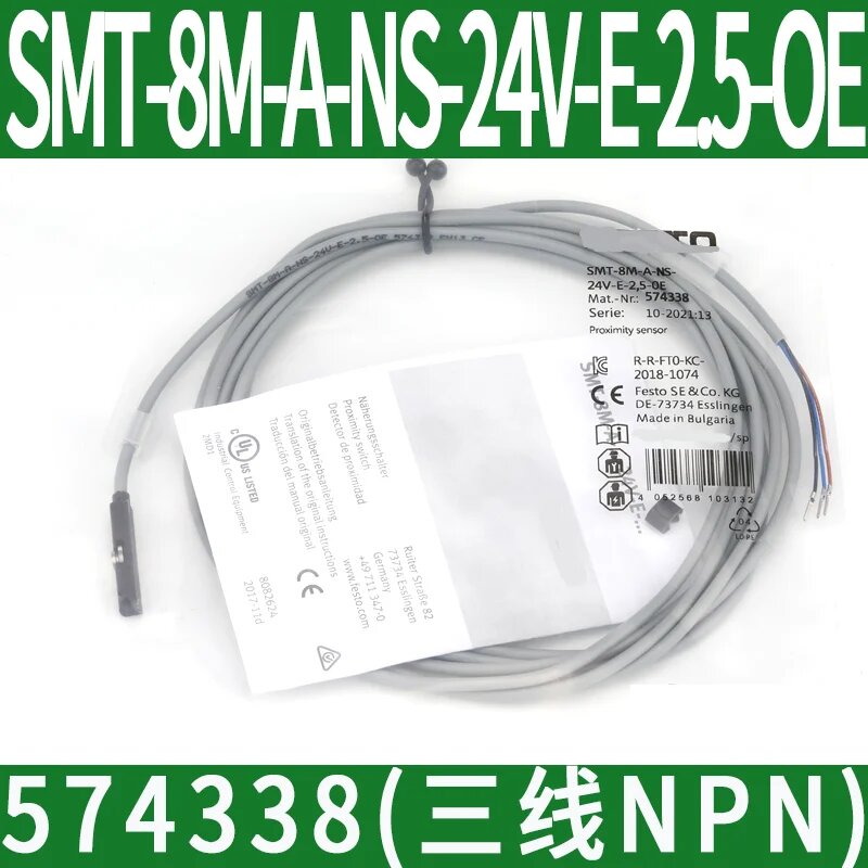 Магнитный переключатель FESTO SMT-8M-A-NS-PS-24V-E-2.5-0E