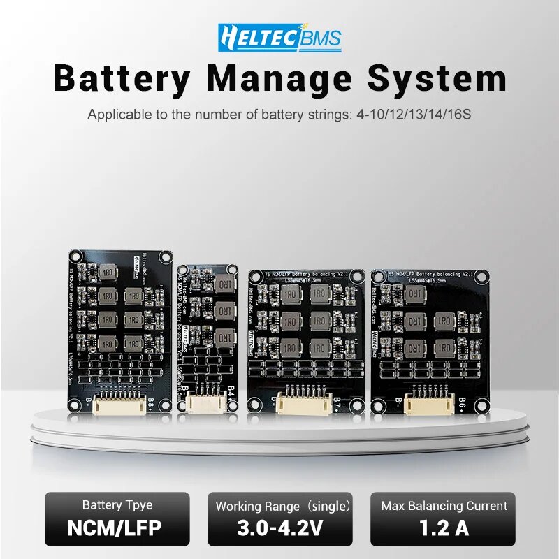 Heltecbms Балансир аккумуляторной батареи 1.2A 3S-17S 2-7S 1.2A