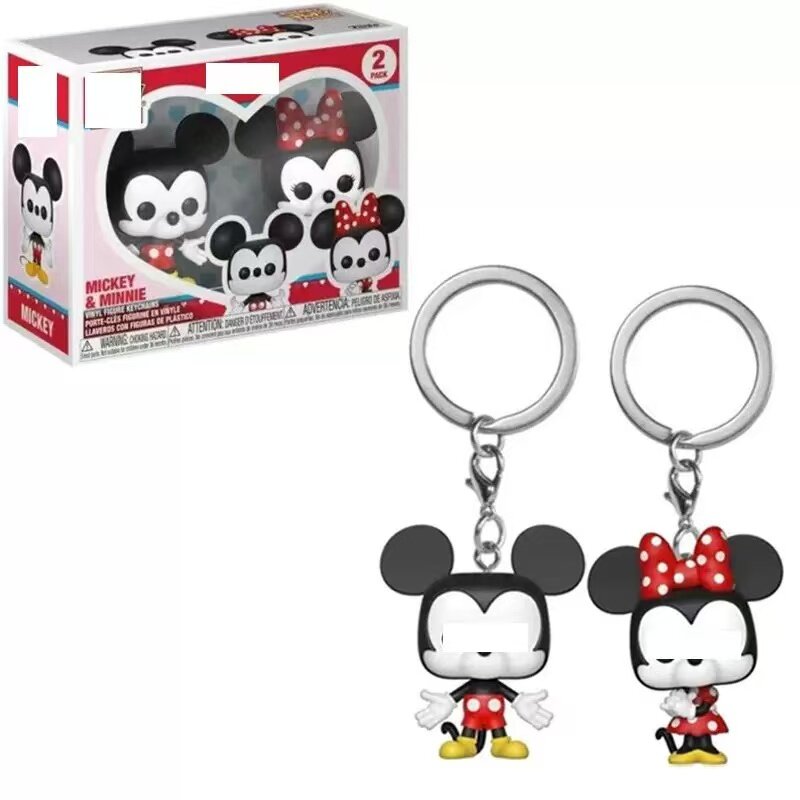 Брелок Funko Pop с Микки Маусом, Губкой Бобом и пятнистым догом, подвеска для пар
