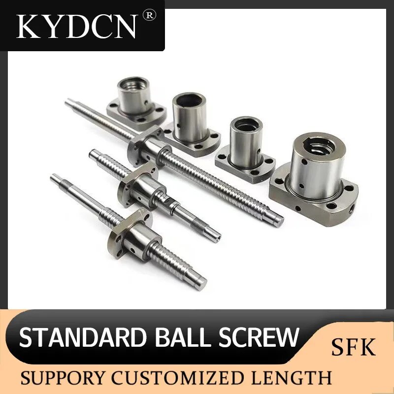 Миниатюрный шариковый винт SFK 8 мм для 3D-принтера SFK0802.5, 300mm