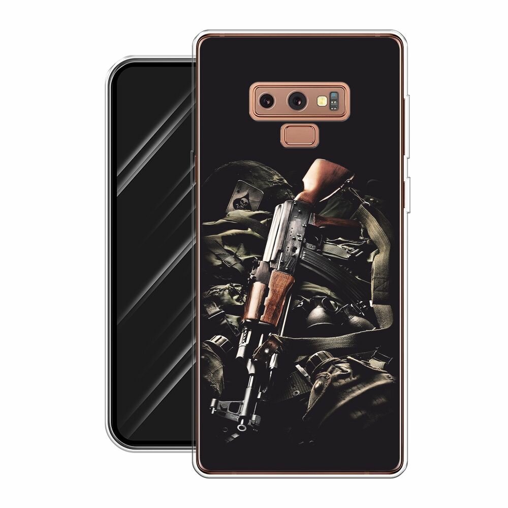 Чехол на Samsung Galaxy Note 9 / Самсунг Галакси Нот 9 с принтом "Автомат" — фото 1