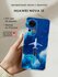 Чехол на Huawei Nova 12/Nova13 / Хуавей Нова 12/Нова 13 с принтом "Самолет карти...