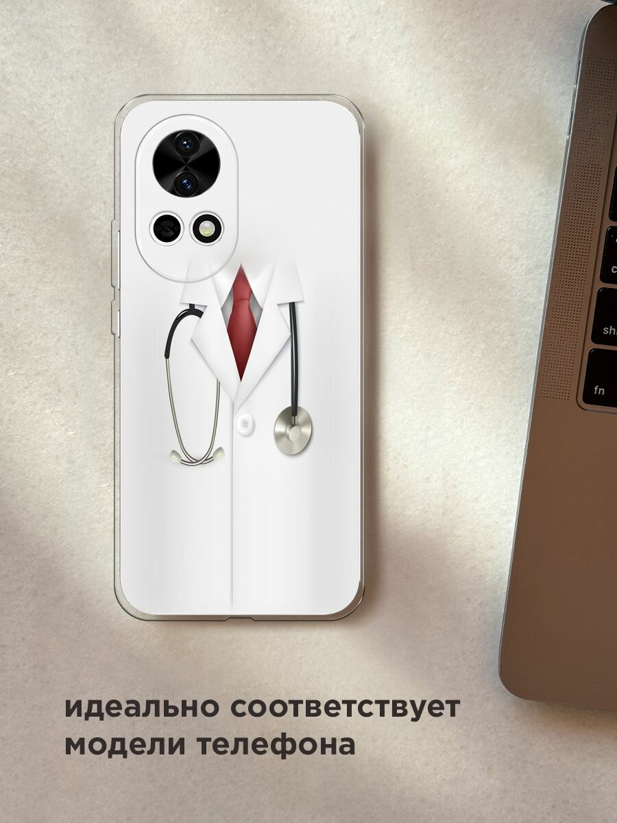 Чехол на Huawei Nova 12/Nova13 / Хуавей Нова 12/Нова 13 с принтом "Халат врача" — фото 1