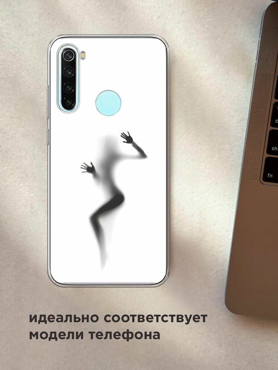 Чехол на Xiaomi Redmi Note 8 / Сяоми Редми Нот 8 с принтом "Девушка в душе" — фото 1