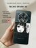 Чехол на Tecno Spark 30 / Текно Спарк 30 с принтом "Cute anime girl", прозрачный
