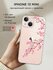 Чехол на Apple iPhone 13 mini / Айфон 13 мини с принтом "Цветущая ветка сакуры р...