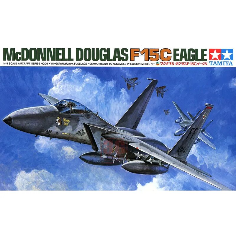 Tamiya 61029 1/48 McDonnell Douglas F15C Eagle сборная модель самолета