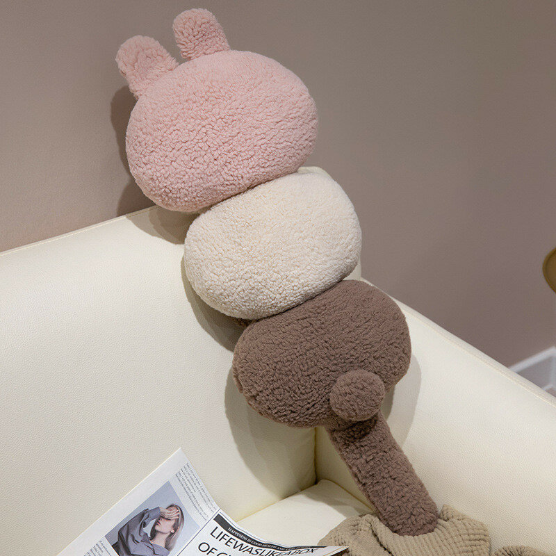 Cartoon style plush body pillow with pp filling for home and office decor