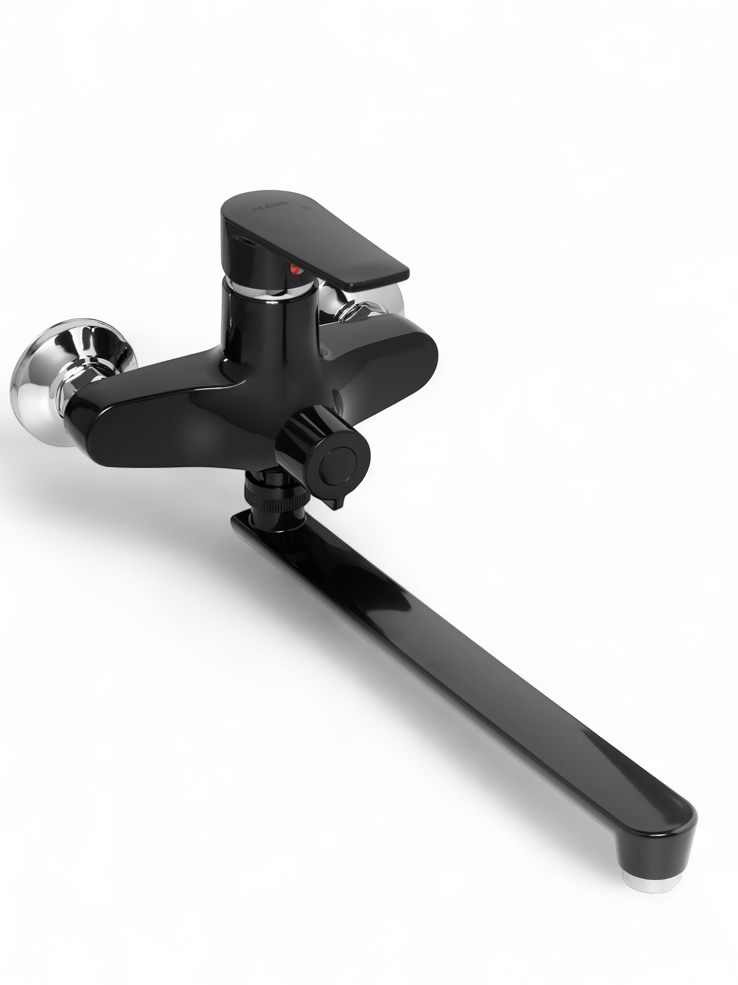 Смеситель для ванны с длинным изливом пластиковый без лейки, Plamix