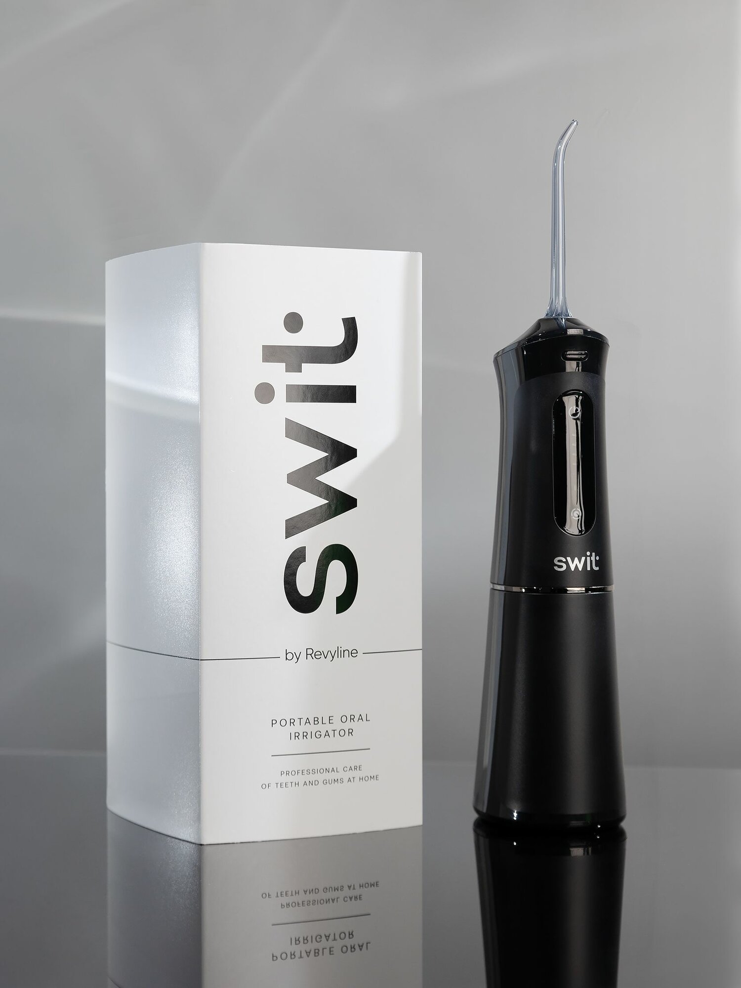 Портативный ирригатор SWIT by Revyline RL 440 Black, черный, с насадками