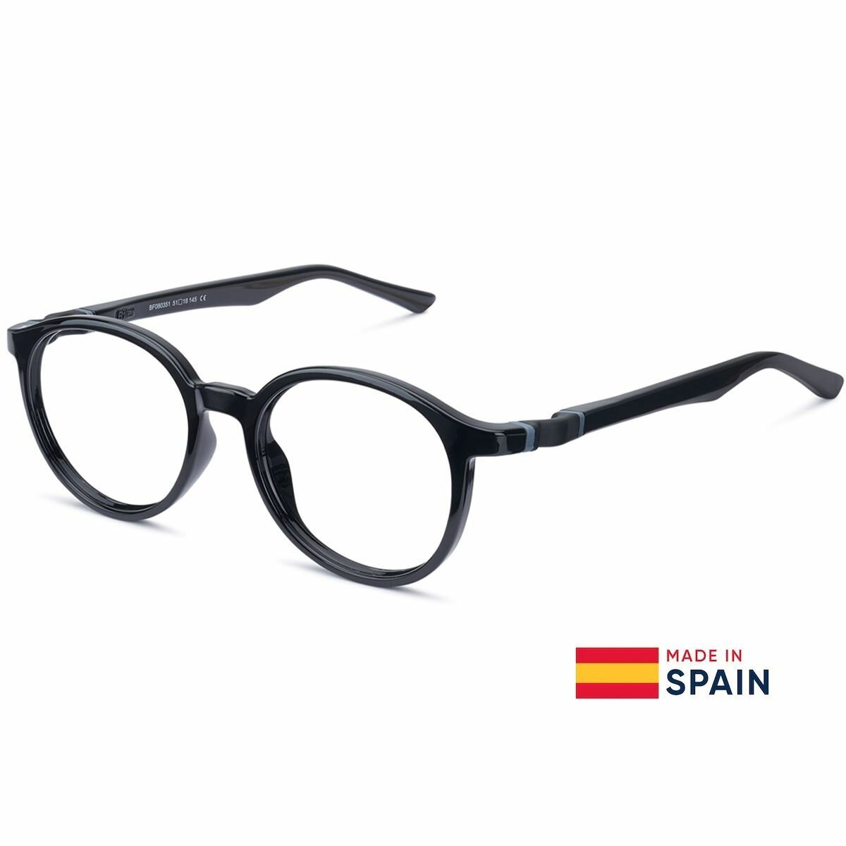 Nanovista Bflex B-Genuine очки для зрения антивандальные мужские женские BF080351 size 51 mm