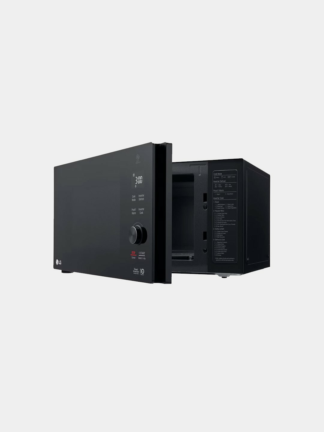 Микроволновая печь LG MH-6565DIS, 1000Вт, 25л, черный, с грилем