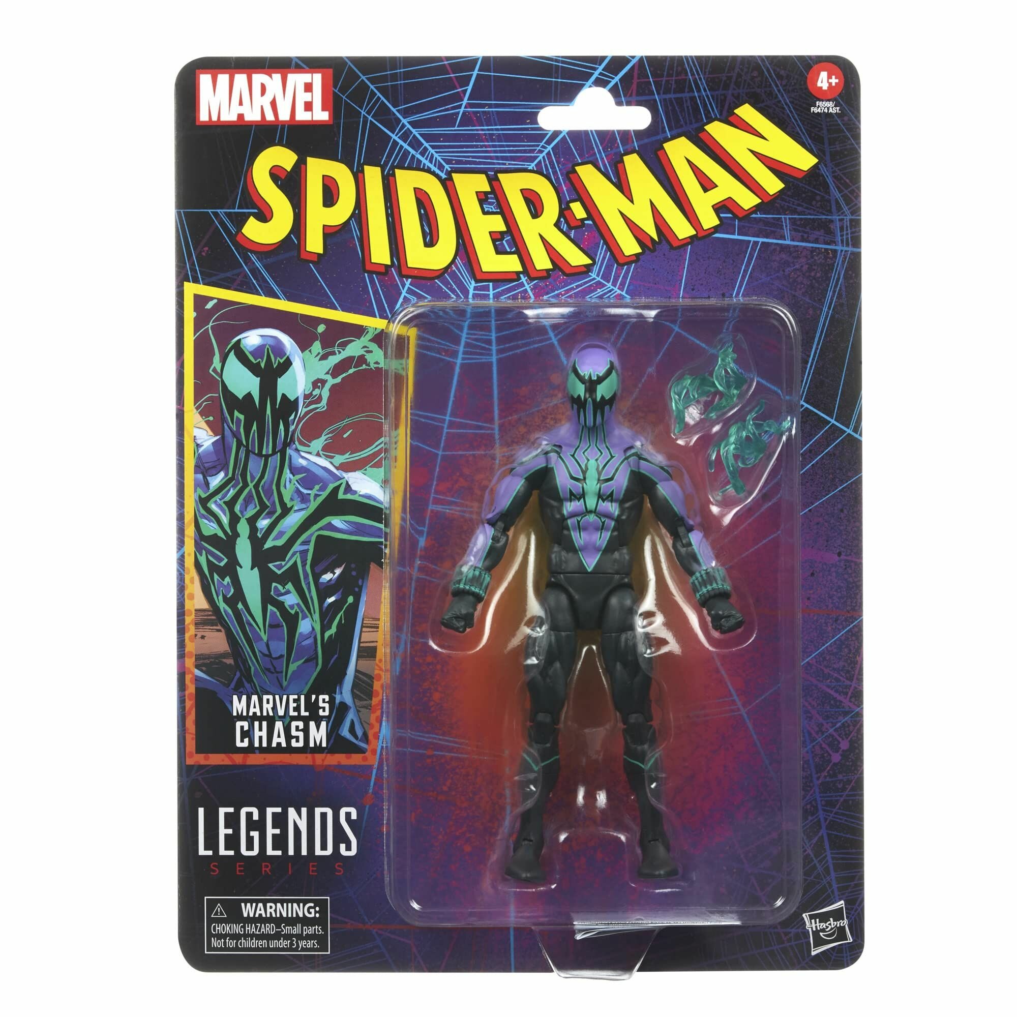 Hasbro Marvel Legends Series Chasm / Серия "Легенды Марвел" Коллекционные 6-дюймовые фигурки героев классических фильмов с аксессуарами