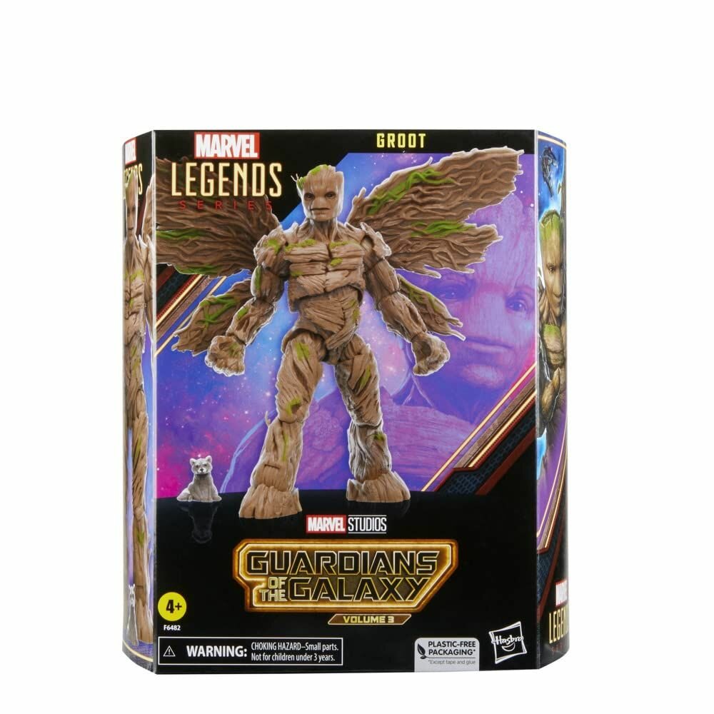 Hasbro Marvel Legends Series Groot / Серия "Легенды Марвел" Коллекционная 6-дюймовая фигурка, игрушки для детей от 4 лет и старше