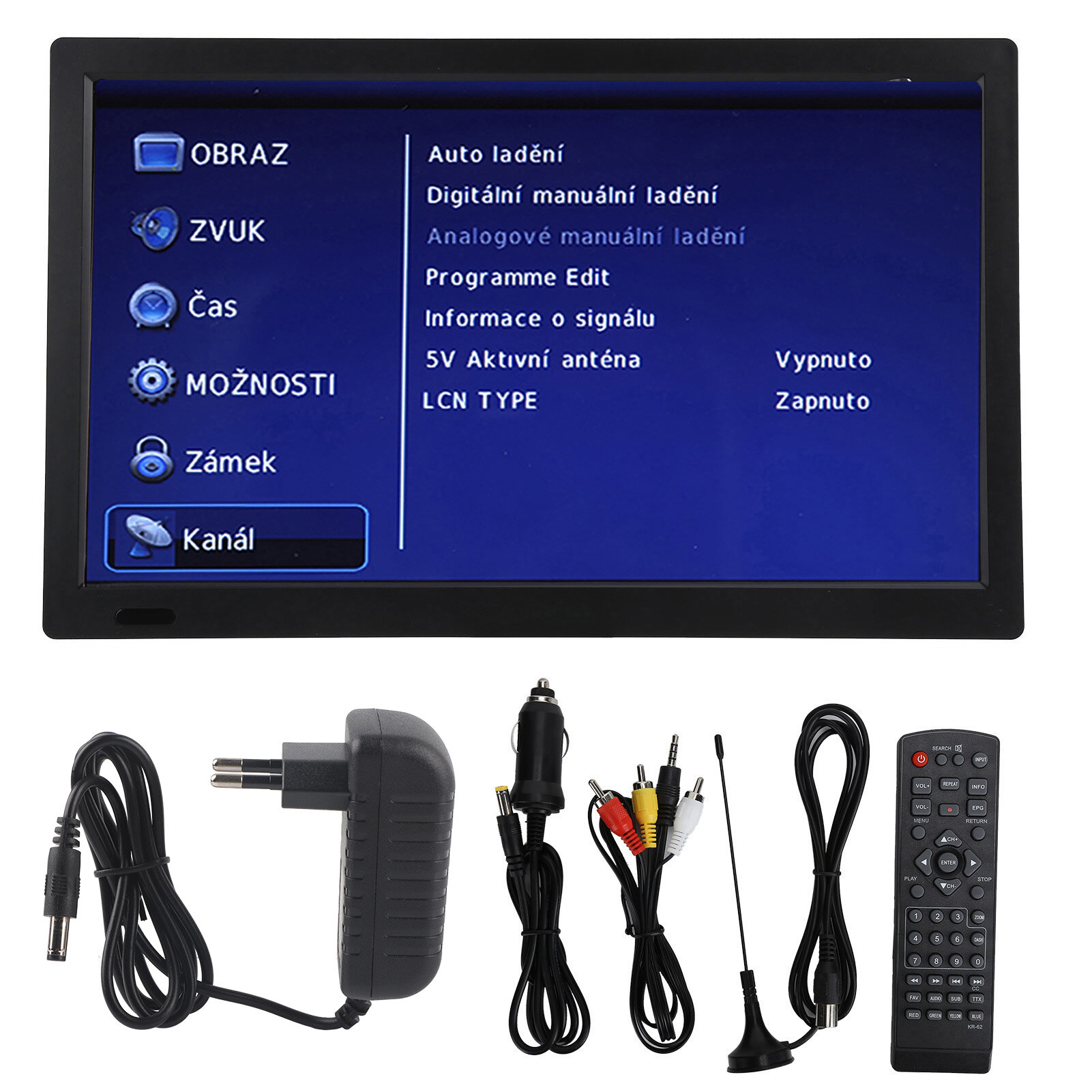 HeadStar 13 -дюймовый ATSC Digital TV High Sensitivity Digital TV для автомобильного кемпинга на открытом воздухе