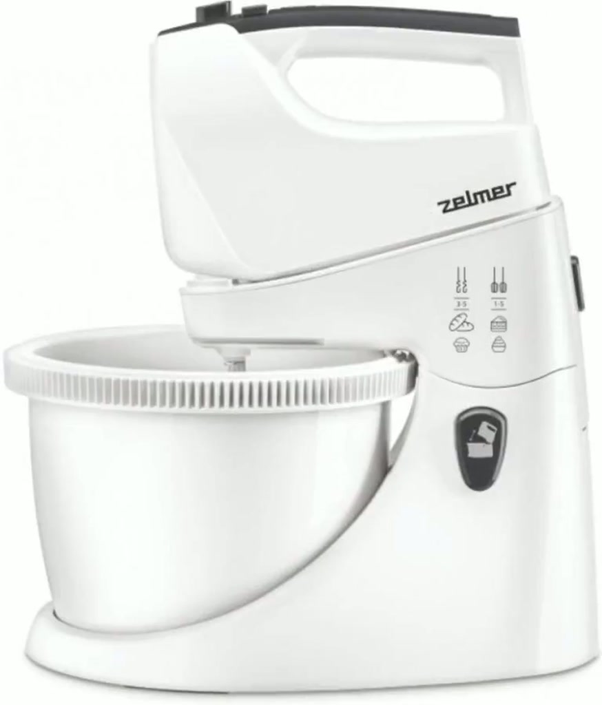 Миксер Zelmer ZHM2559, 750Вт, 5 скоростей, вращающаяся чаша 3л — фото 1