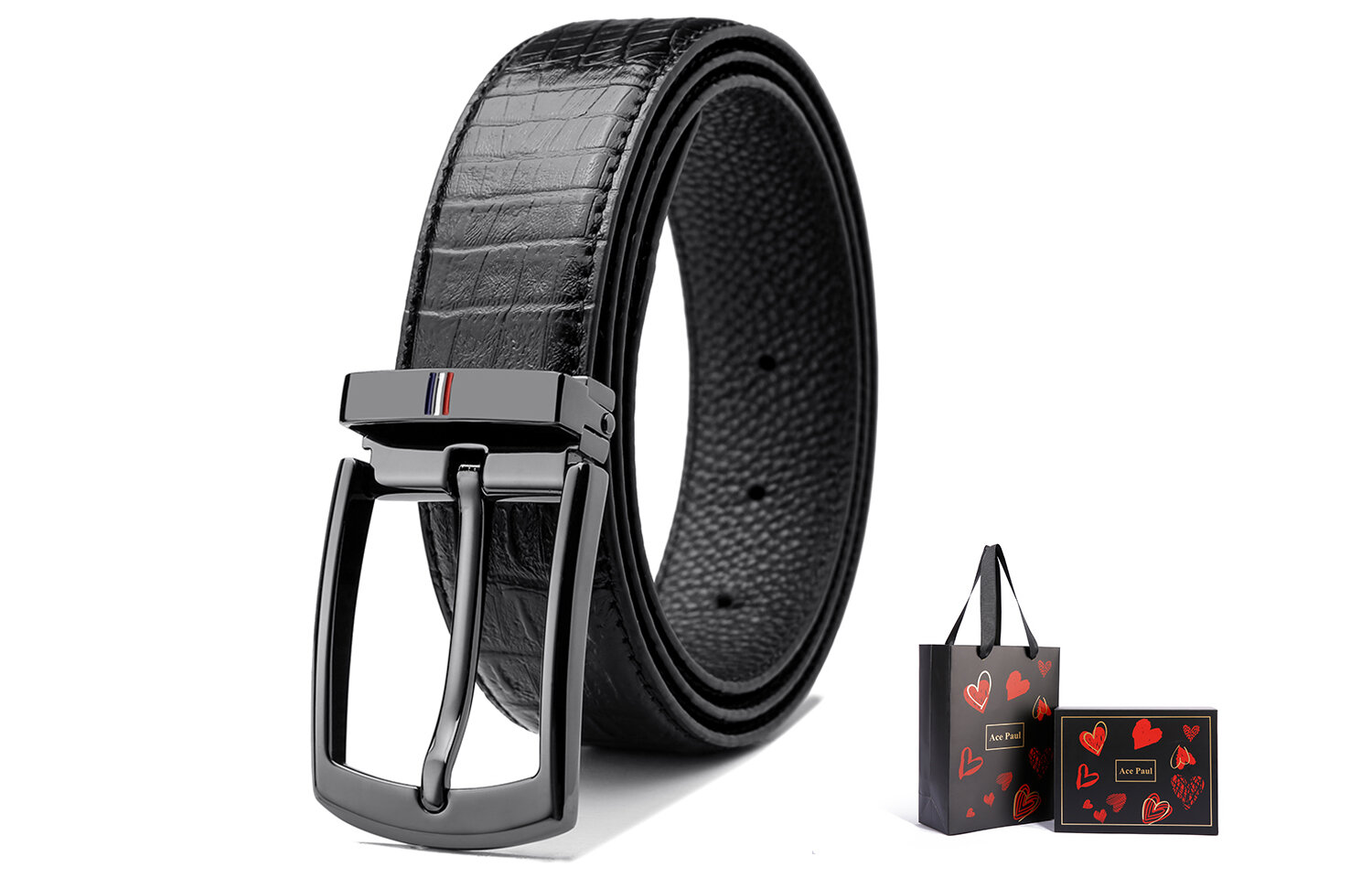 Ace Paul Leather Belts Men's 130cm