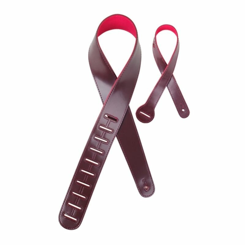 Плечевой ремень из коровьей кожи для гитары, удобный и регулируемый электроакустики