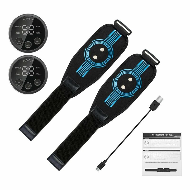 Электростимулятор Мышц EMS - Тренажер Для Домашнего Фитнеса, Для Пресса, Рук, Ног, Для Похудения И Коррекции Фигуры, Синий