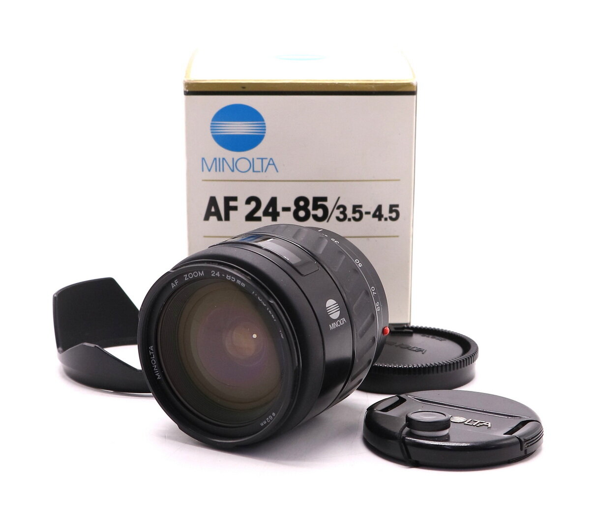 Minolta AF Zoom 24-85mm f/3.5-4.5 в упаковке