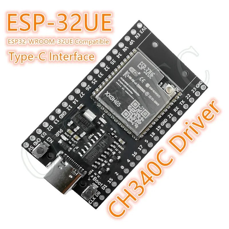 ESP32 DevKitC V4 плата расширения CNEWTEC BTE25-01 ESP-32UE 4M