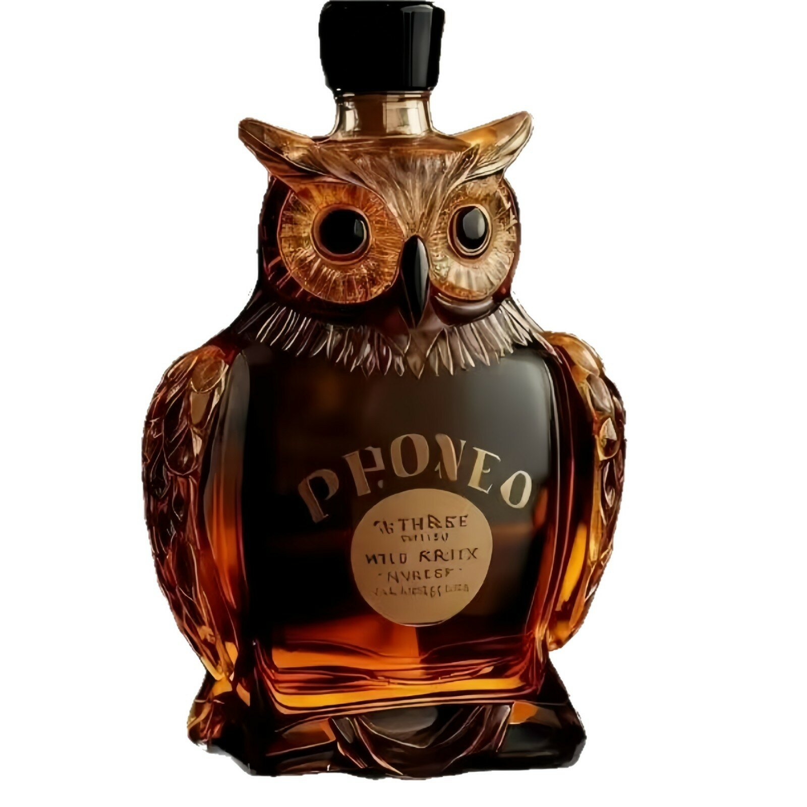 Бутылка для виски в форме совы, креативное оформление, 200 мл