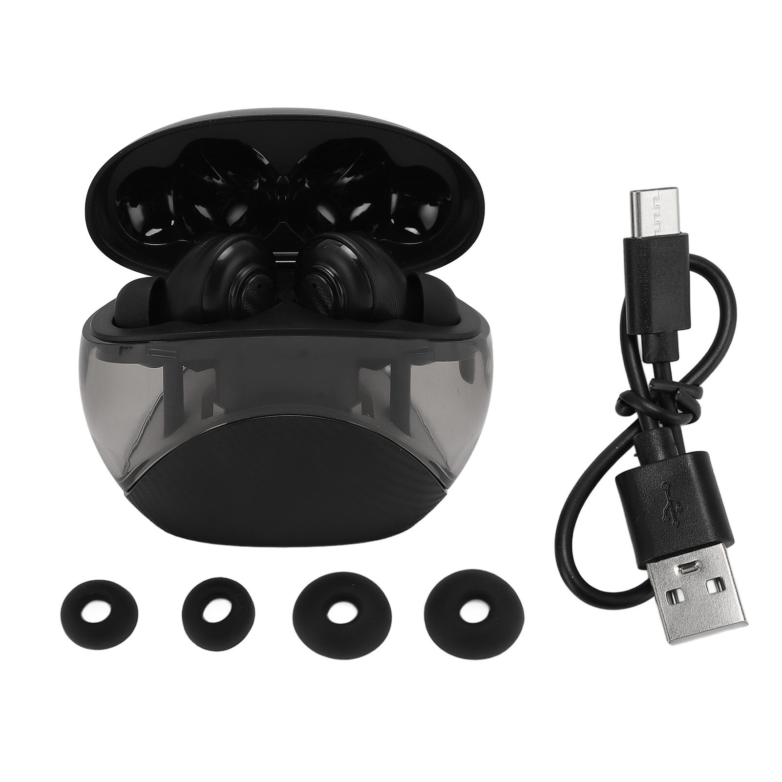 Language Translator Earbud Bluetooth 5.4 144 Online Languanges Translation Black