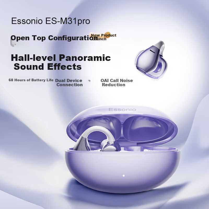 ESSONIO M31 Pro беспроводные Bluetooth костно-проводные наушники с заушными зажимами для спорта и бега совместимость с