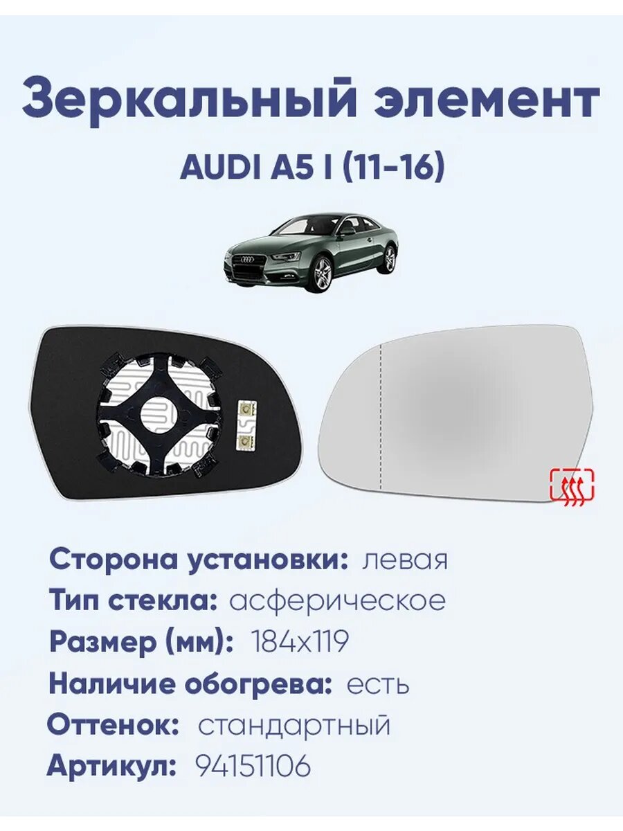 Зеркало AUDI A5 I (11-16) 94151106