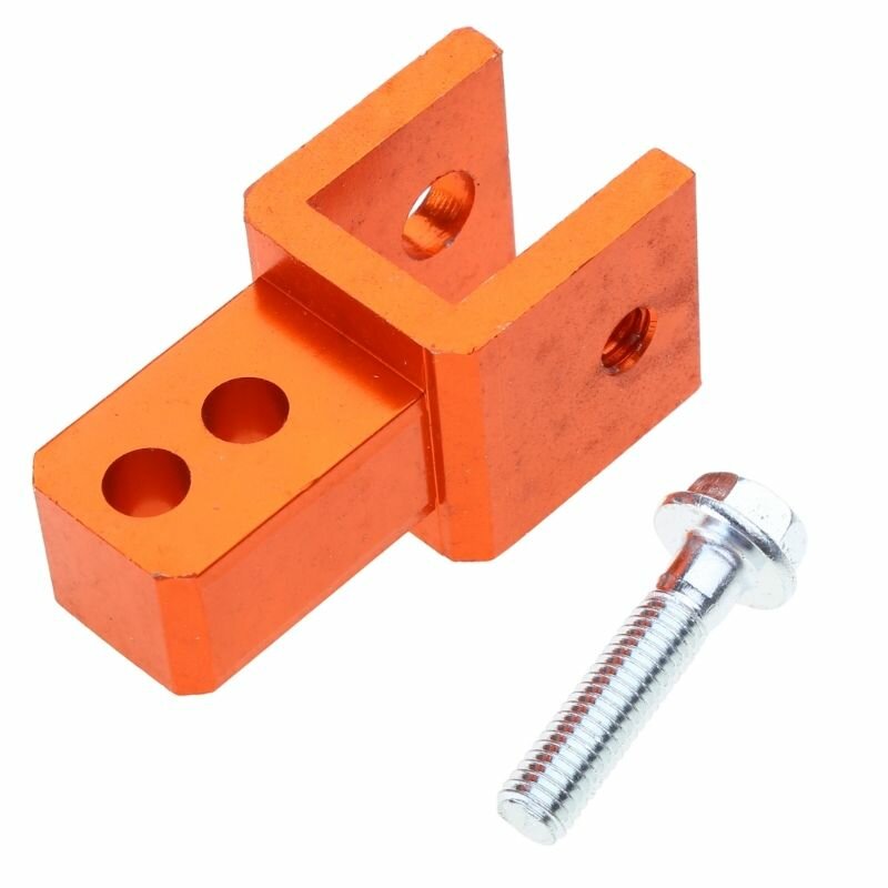 Амортизатор после модификации мотоцикла с мопедом-оранжевый