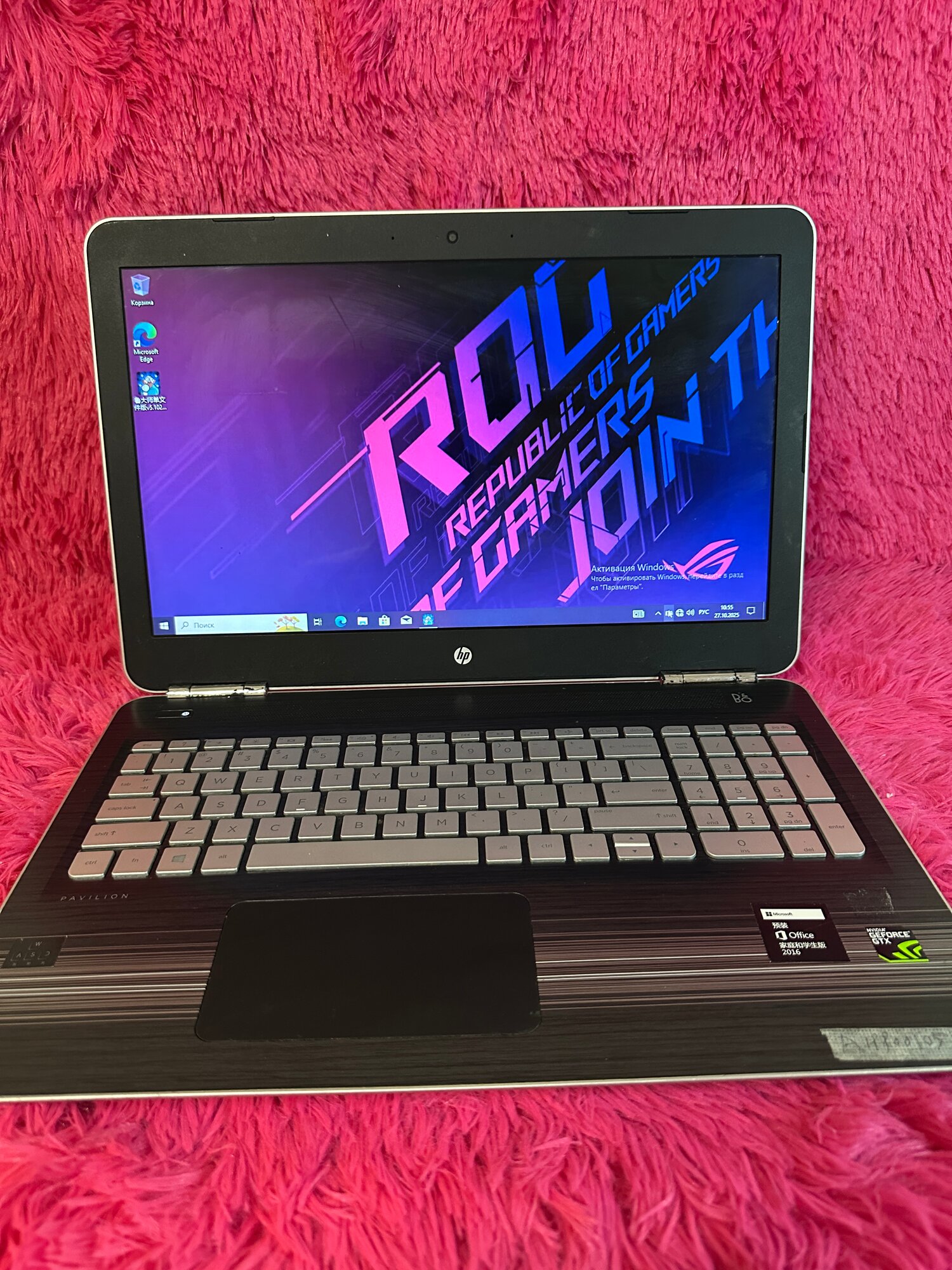 Игровой ноутбук Lenovo Pavilion 15bc i5 6300h gtx 960 16gb ram 512 ssd