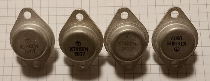 Кт819гм транзисторы близкие по К/У 4шт