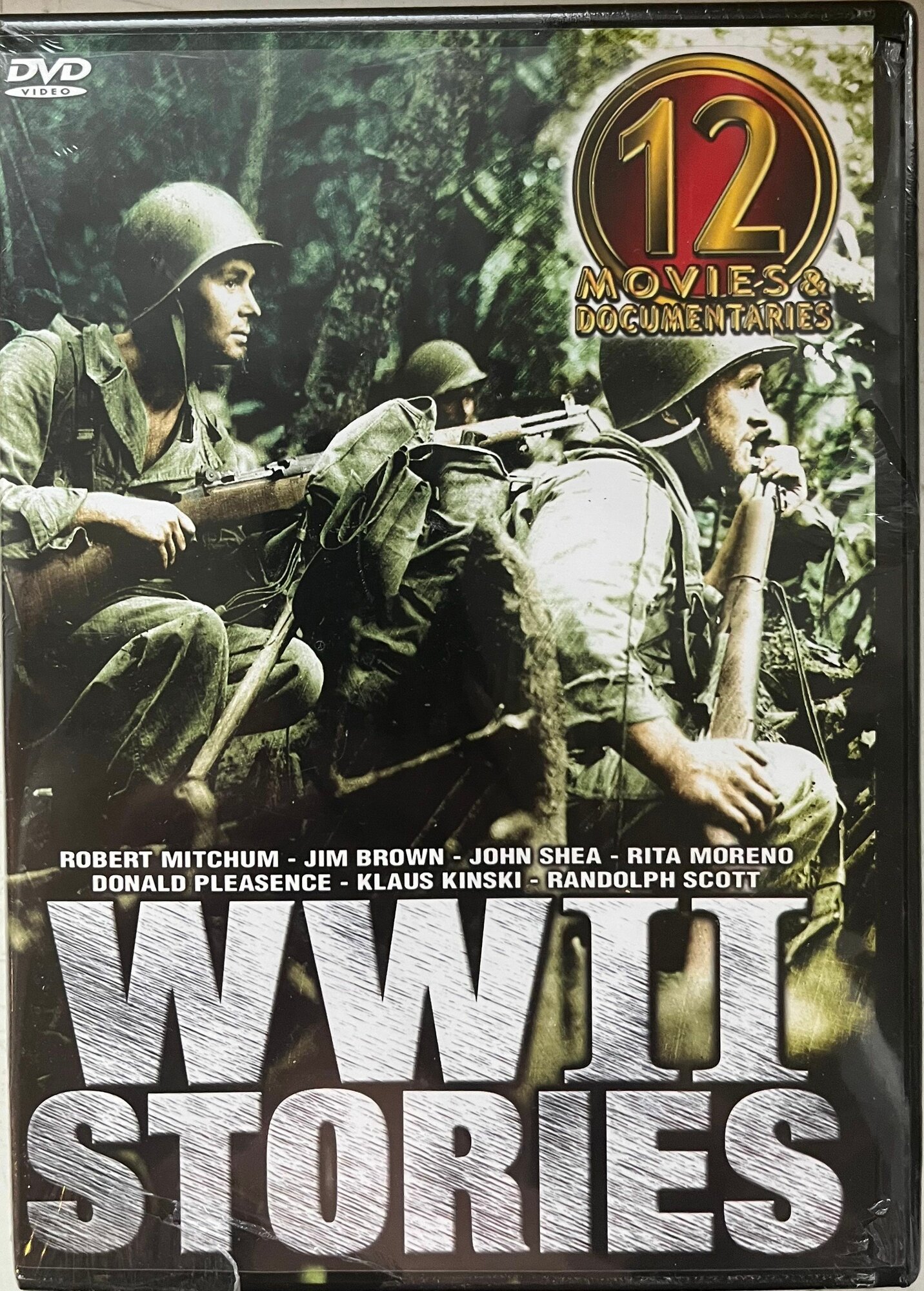 World War II Stories 12 Movie Pack (2003) (без русского звука, US, импортн. диск пр-ва Taiwan) 5DVD
