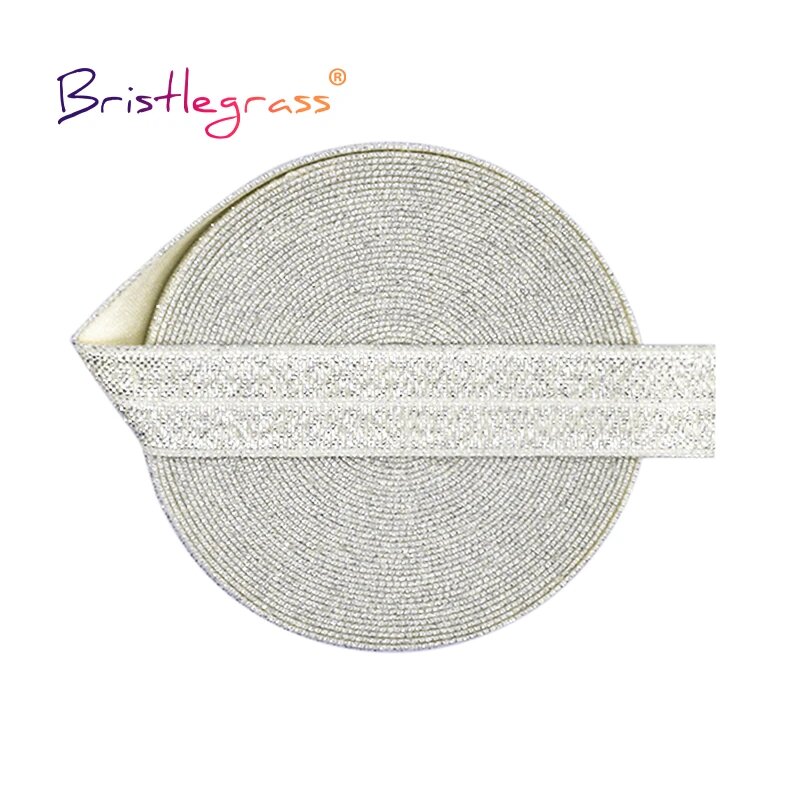 Эластичная лента Bristlegrass 5/8" (15 мм), Antique White, 5 ярдов