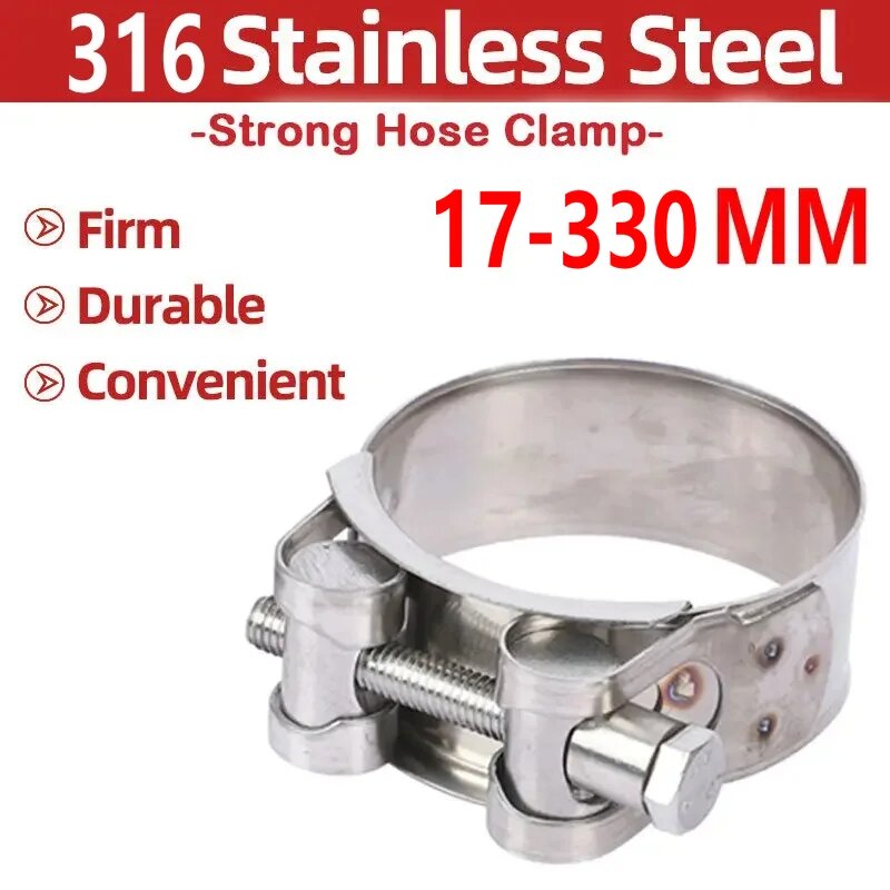Зажимы для шлангов из нержавеющей стали 316 23mm-25mm