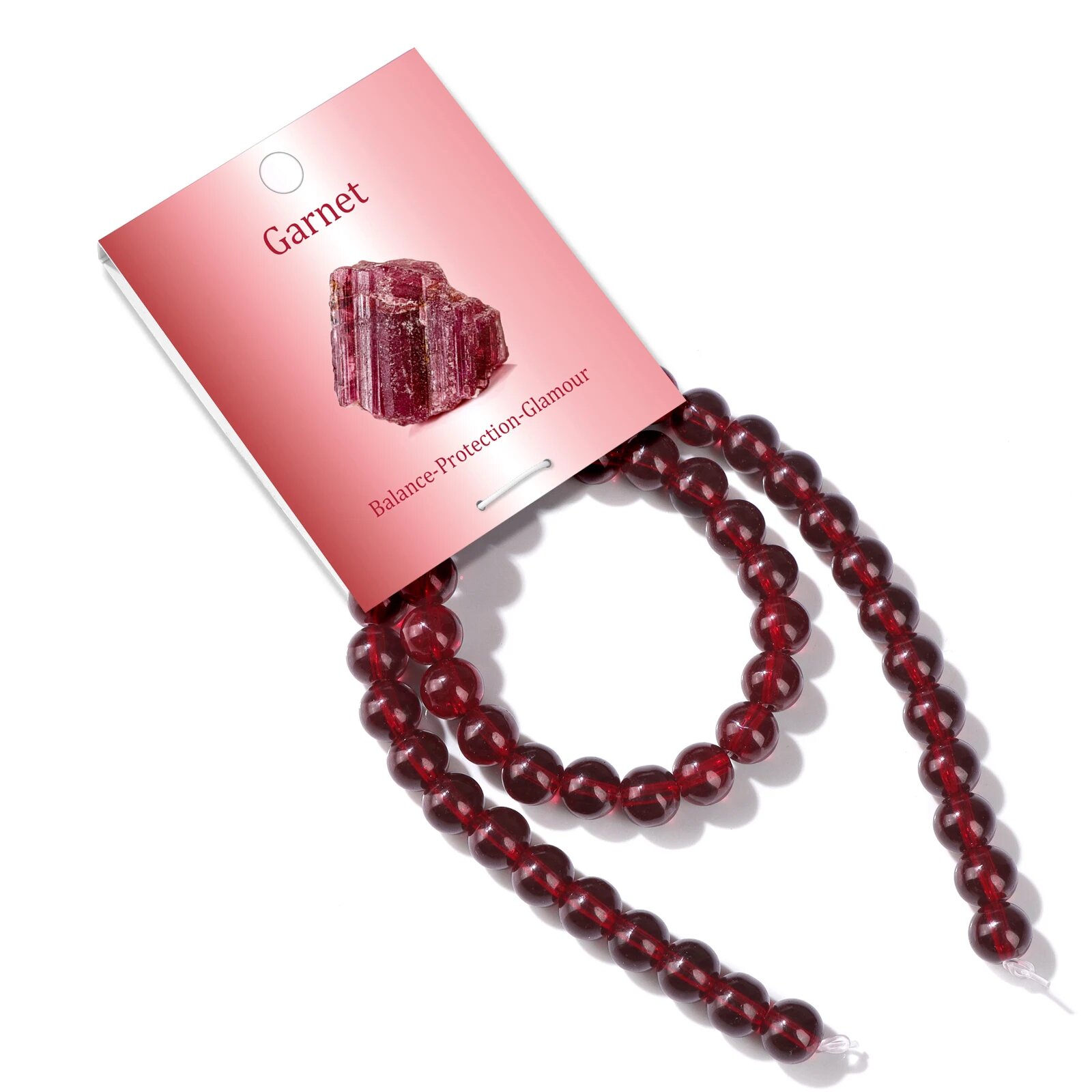 Красные гранат цвет бусины из халцедона vinswet