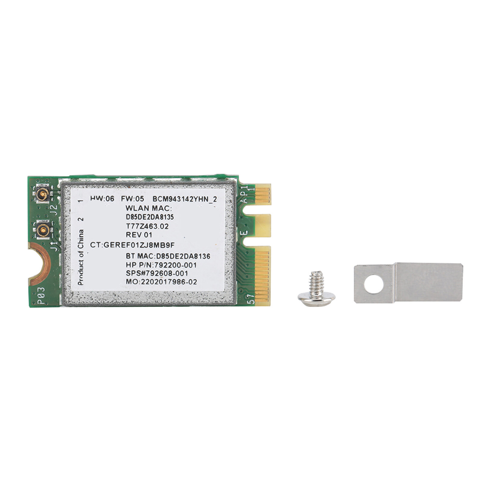 BCM943142YH Беспроводная сетевая карта 150 Мбит/с. Интерфейс NGFF M.2 для HP 240 G4/245 G4/246 G4